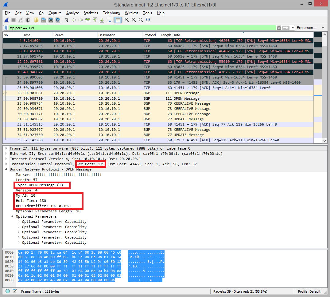 BGP Message types – QuistED.net